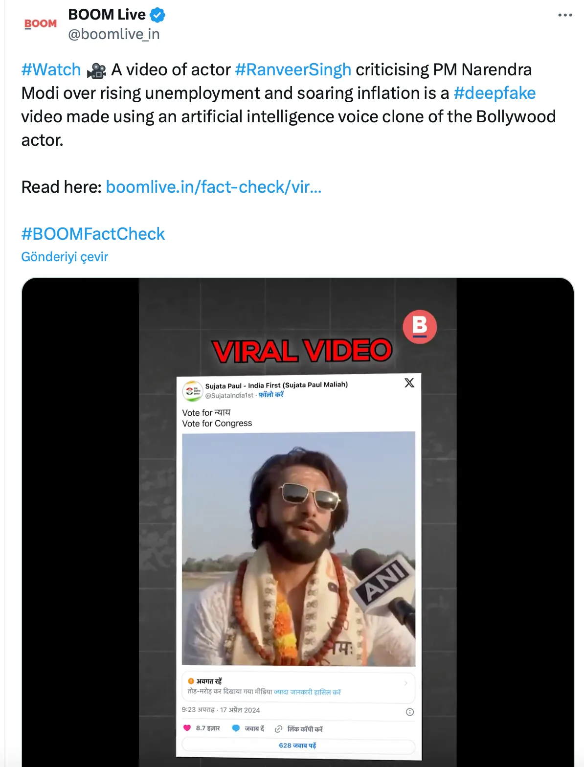 Hindistan’da seçim deepfakeleriyle mücadelede tespit araçları ...