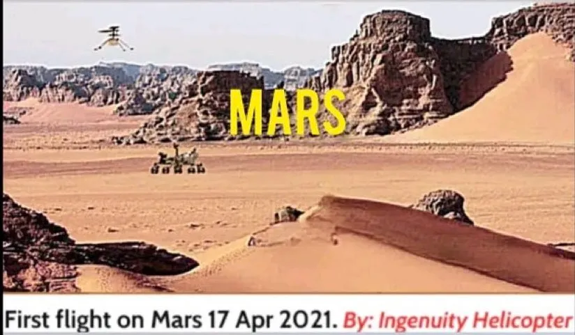 Cezayir’i gösteren görsel NASA tarafından Mars yüzeyi olarak paylaşıldı ...