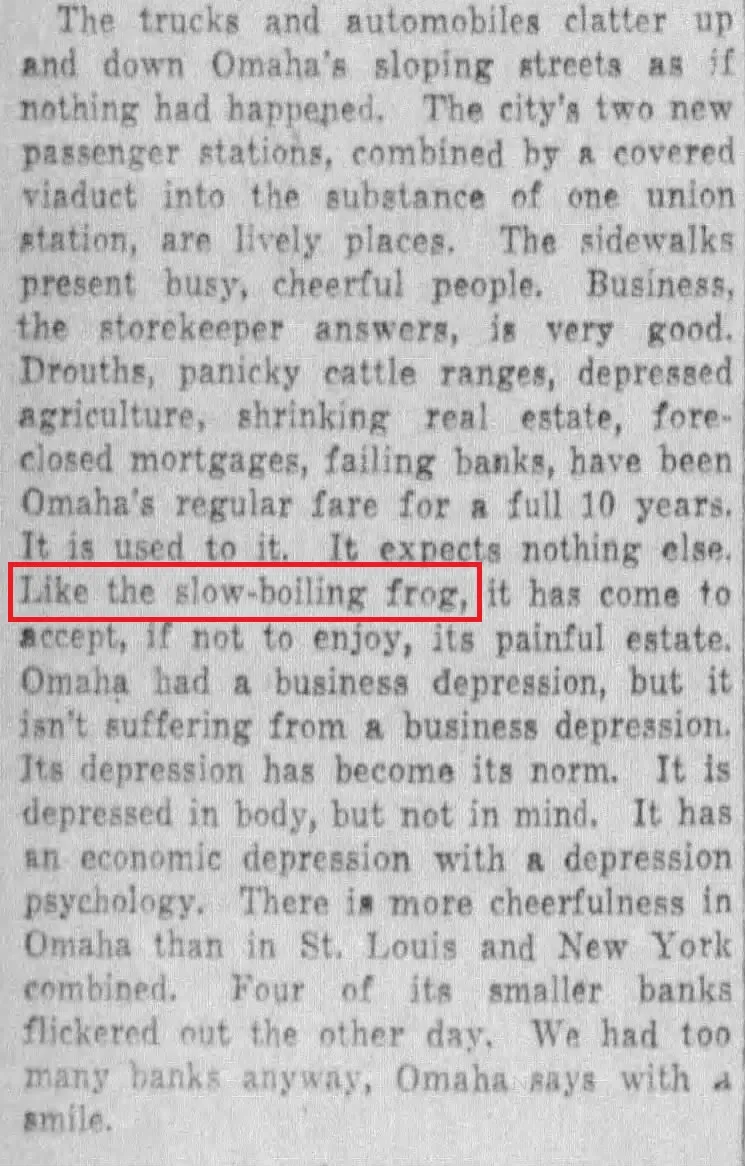 Urban legends: Does a frog die in slowly heated water without noticing ...
