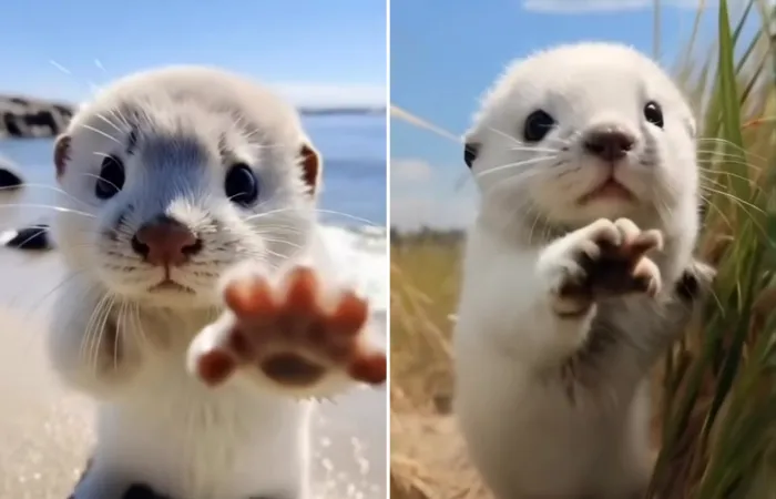 Videodaki yavru su samuru gerçek mi? - Teyit