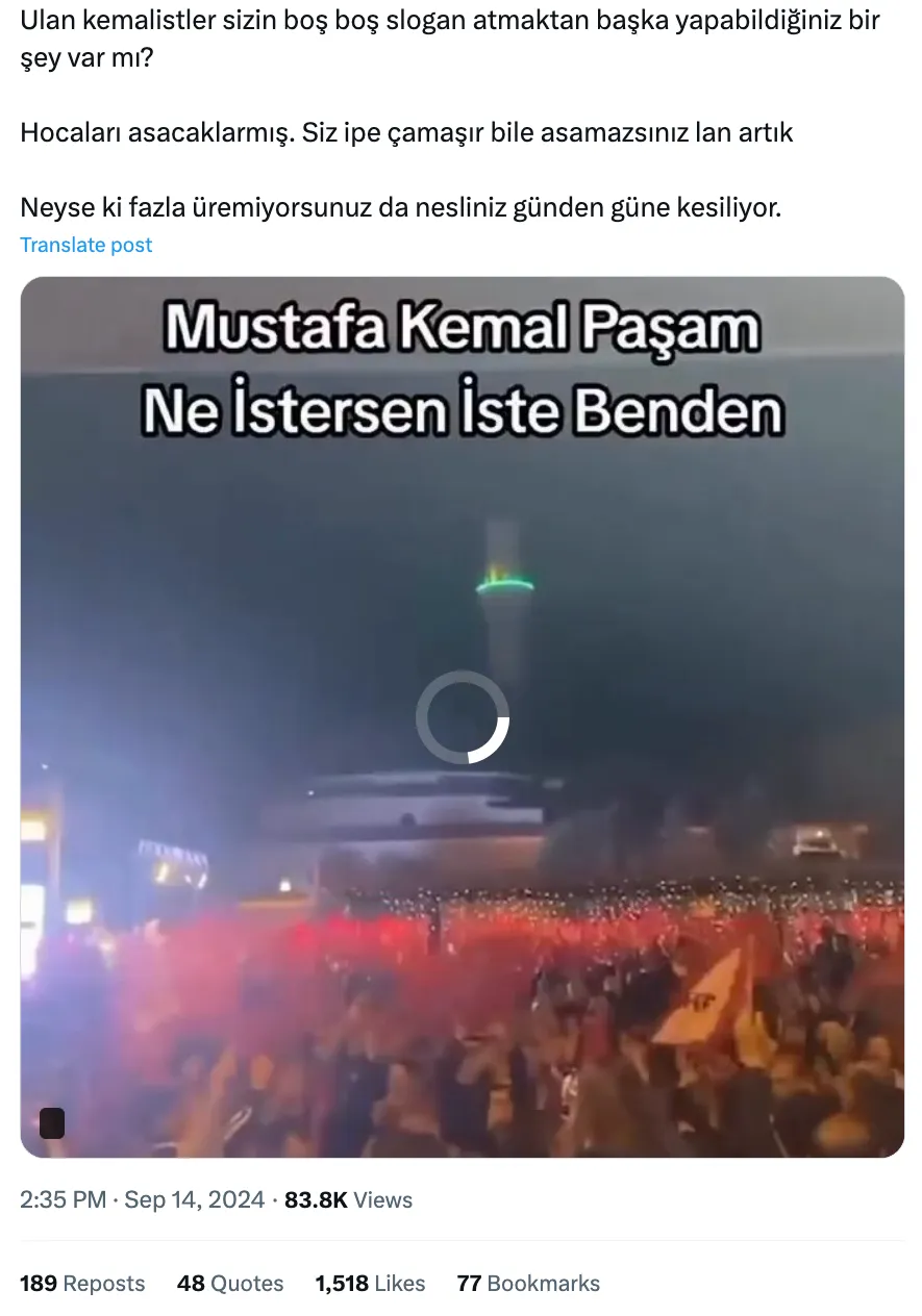Video CHP mitinginde atılan sloganı mı gösteriyor? - Teyit