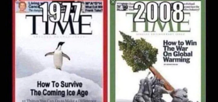 Time dergisinin 1977'deki kapağında küresel buz çağından mı ...