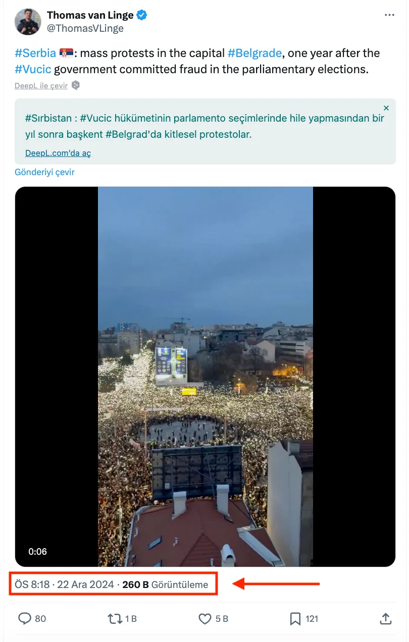 Video Saraçhane’de toplanan kalabalığı mı gösteriyor? - Teyit