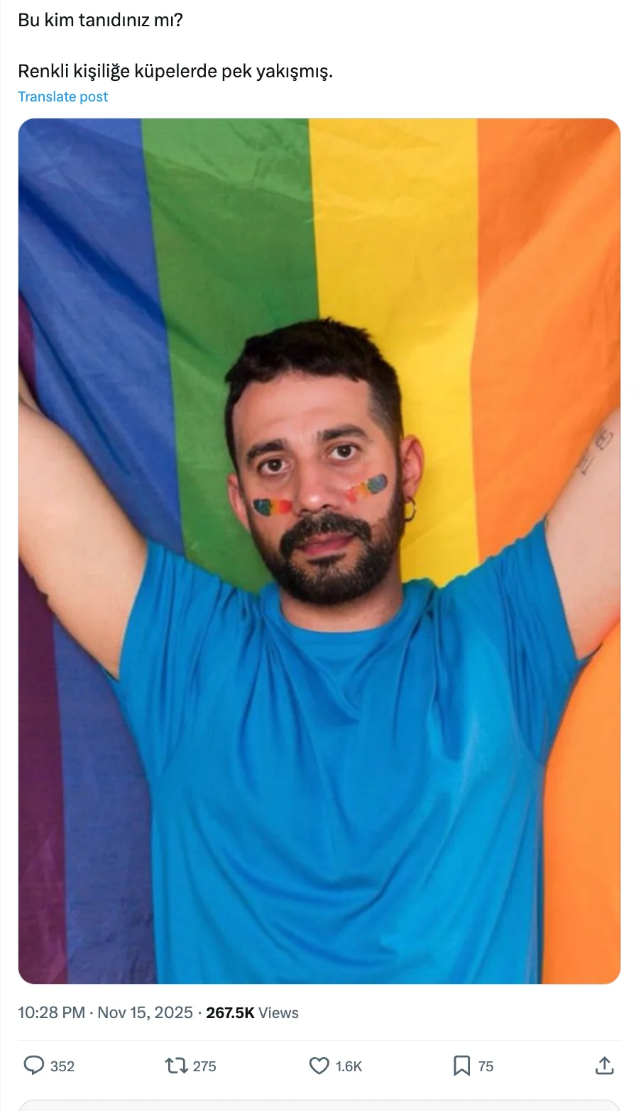 Ali Mahir Başarır'ı LGBT bayrağıyla gösteren fotoğraf gerçek mi? - Teyit