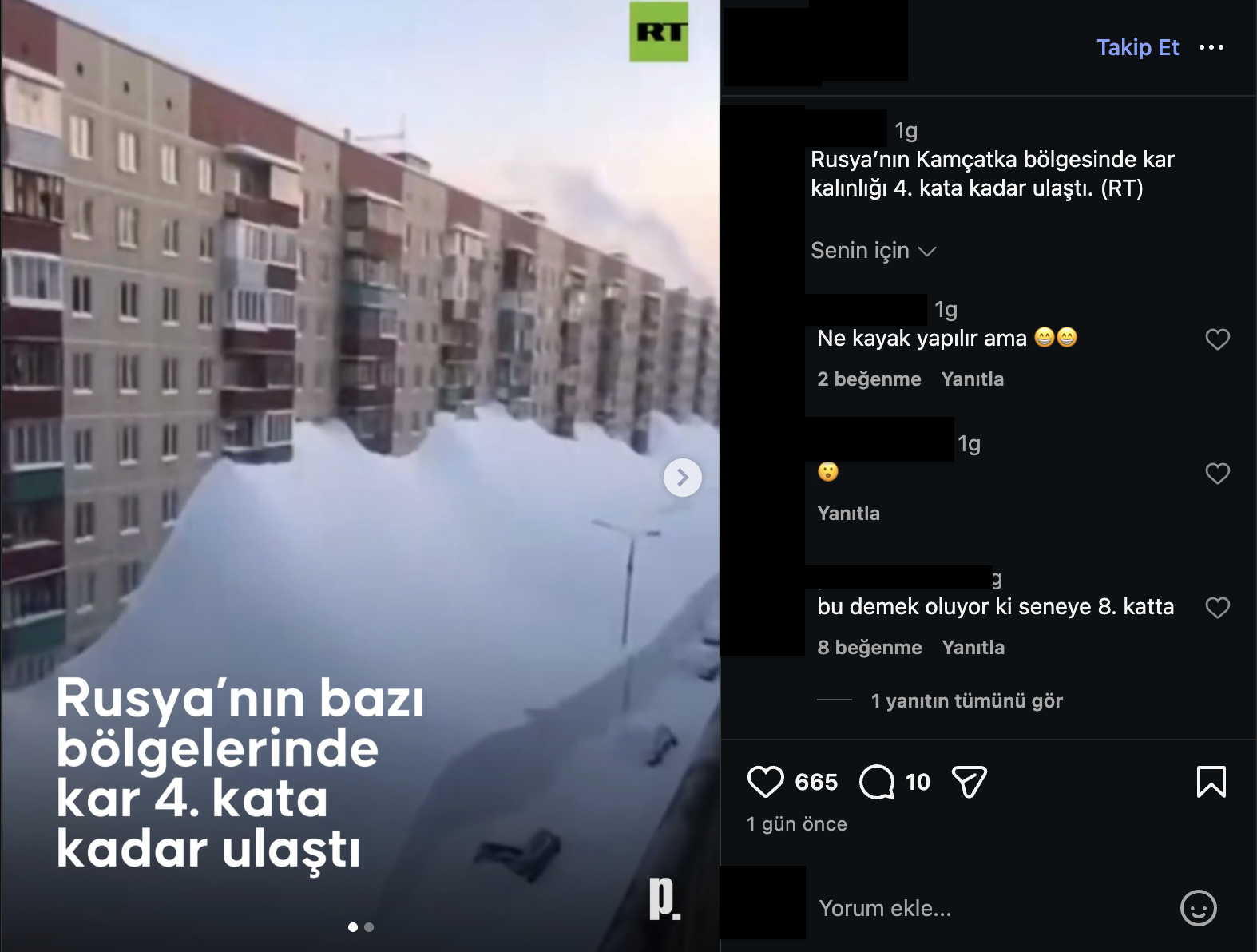 Kamçatka'daki kar yağışını gösteren video gerçek mi? - Teyit