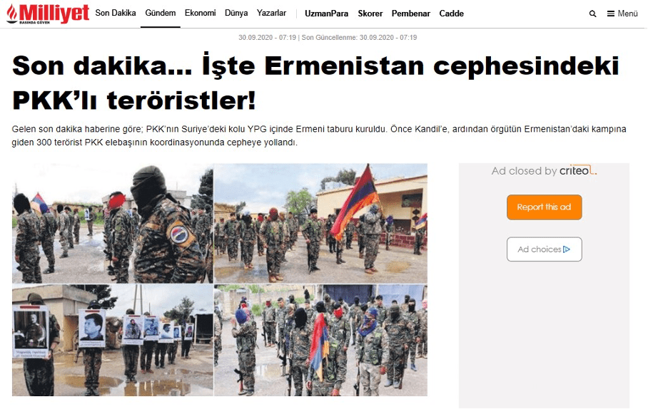 What do we know about mercenaries that are claimed to go to Armenia for support? - Teyit