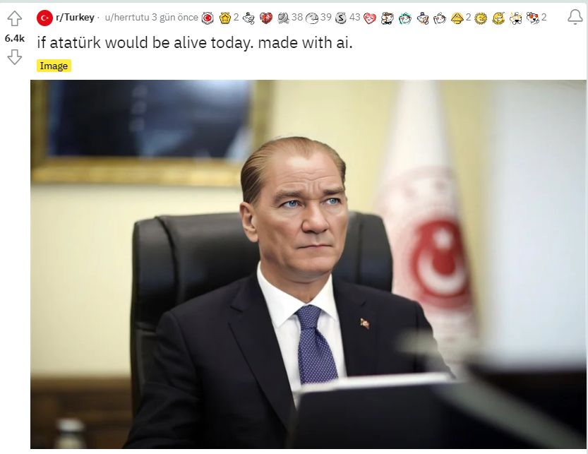 Atatürk fotoğraflarının yapay zeka kullanılarak oluşturulduğu iddiası - Teyit