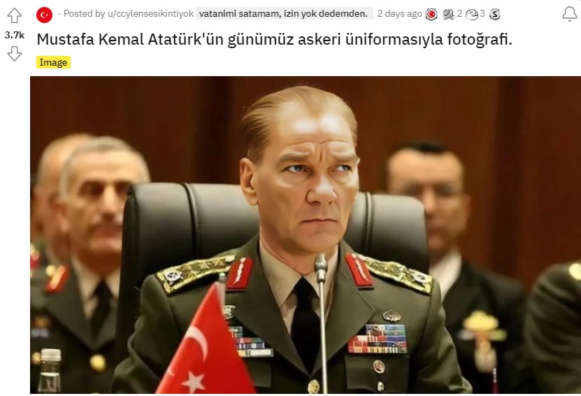 Atatürk fotoğraflarının yapay zeka kullanılarak oluşturulduğu iddiası - Teyit