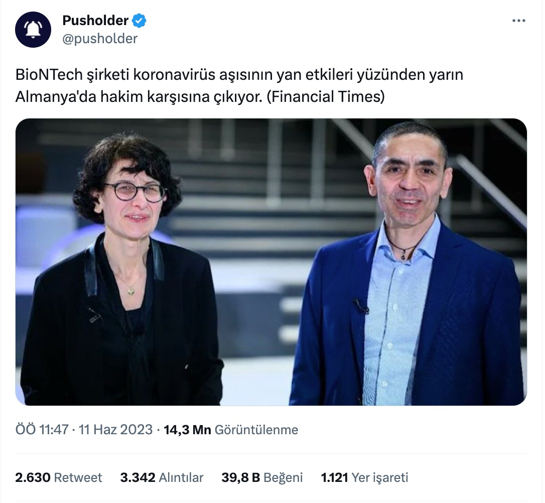 BioNTech’e açılan dava hakkında neler biliniyor? - Teyit