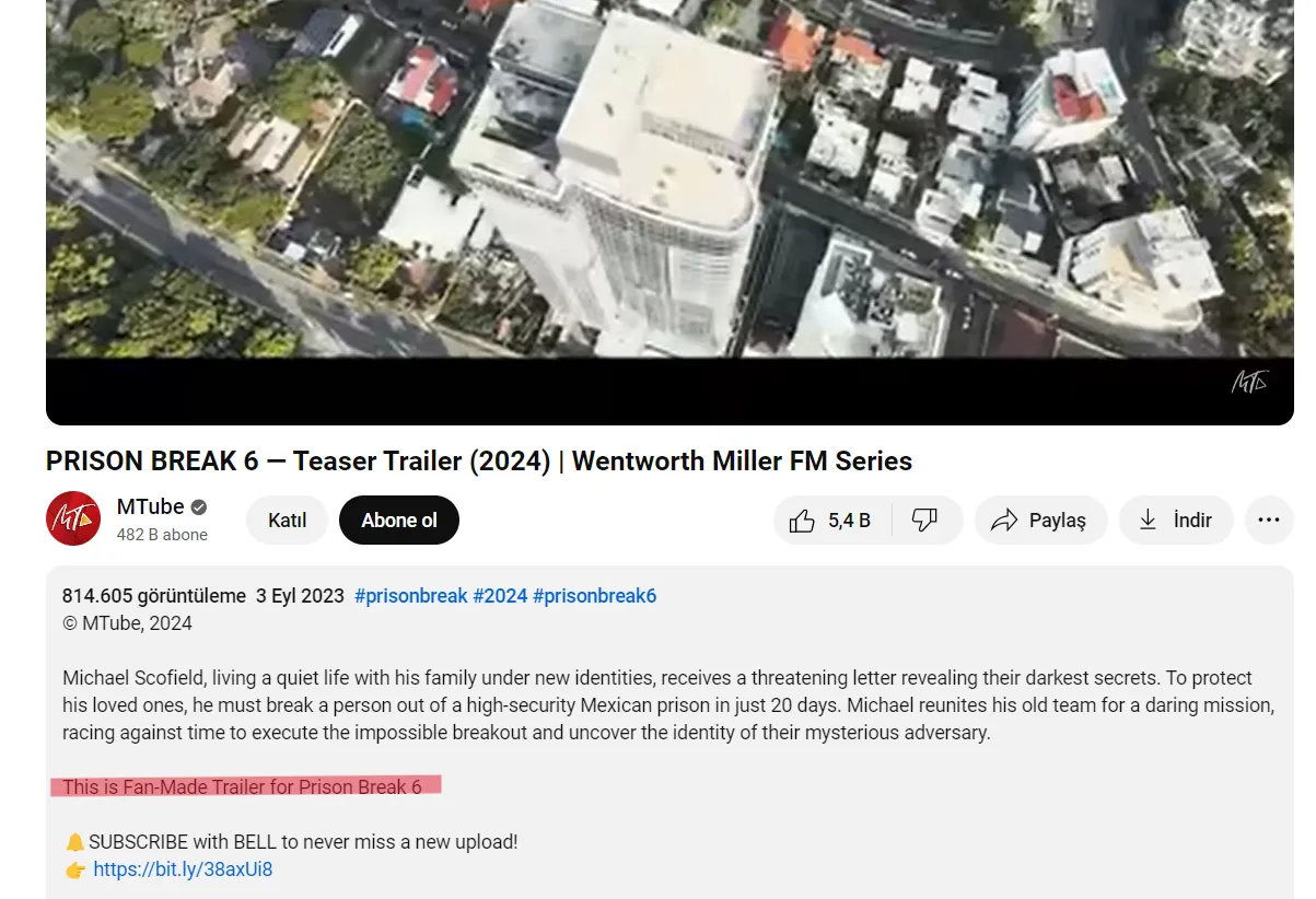 Video Prison Break’in altıncı sezon fragmanını mı gösteriyor? - Teyit