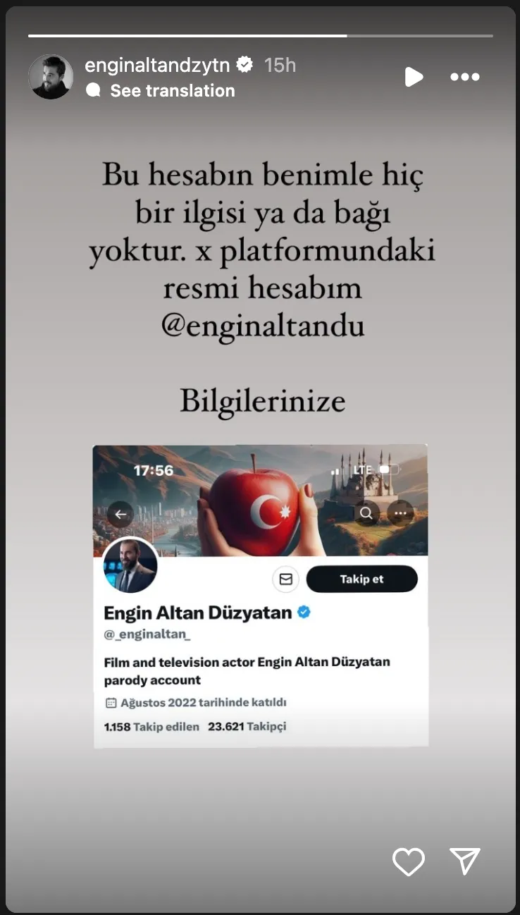 @_enginaltan_ kullanıcı isimli X hesabı Engin Altan Düzyatan’a mı ait ...