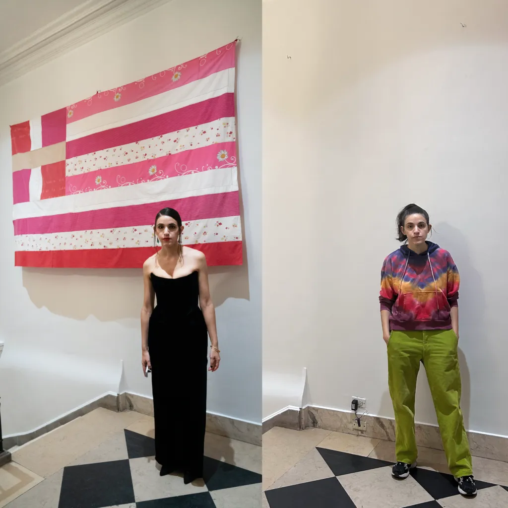 Videodaki Yunan vekil, bayraklarının kırmızı beyaz olması gerektiğini ...