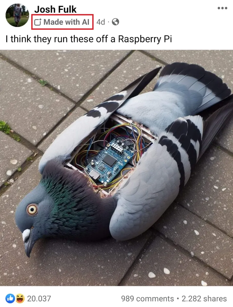 Güvercin şeklindeki drone’u gösteren fotoğraf gerçek mi? - Teyit