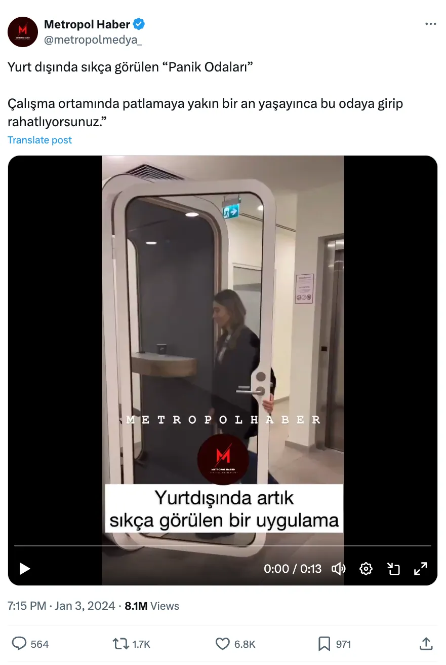 Videodaki kabinler “panik odası” olarak mı kullanılıyor? - Teyit
